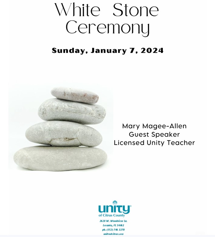 White Stone Ceremony | Unity of Citrus County